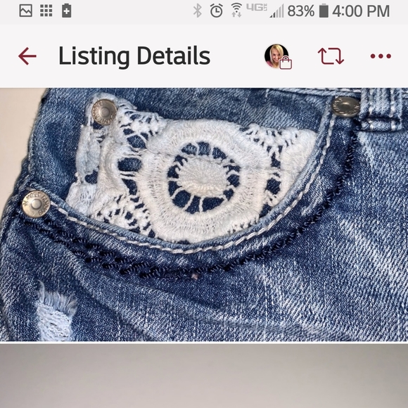 Almost Famous | Shorts | 25almost Famous Crochet Distressed Shorts 9 ...